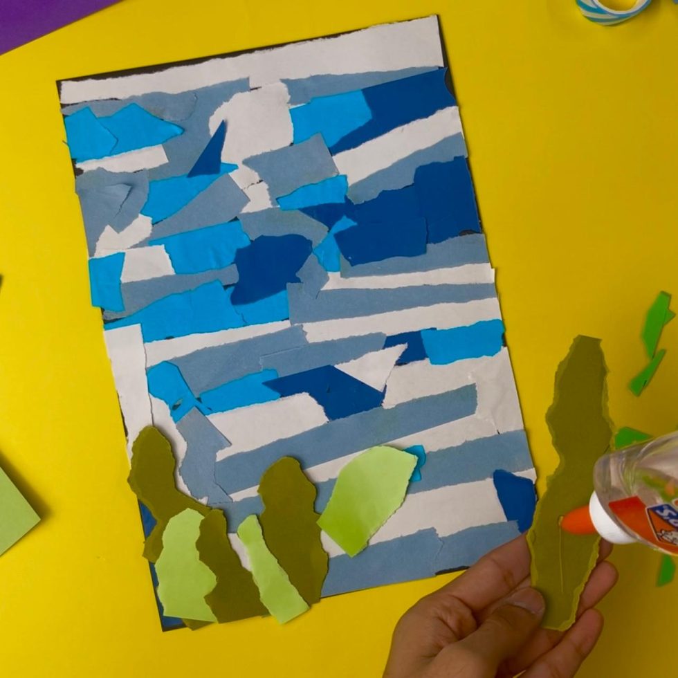 DIY Fun Craft for Kids: Underwater Collage Art - Happy Hands Pottery ...