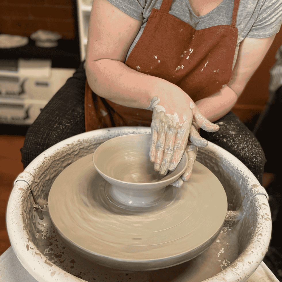 Studio Pass Wheel Throw Rental Brampton - Happy Hands Pottery & Art ...